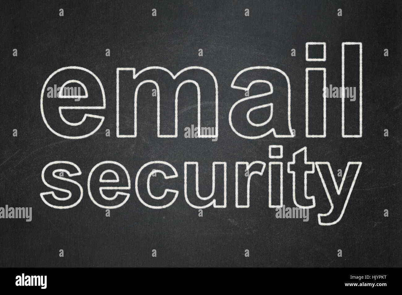 Privacy concept: Email Security on chalkboard background Stock Photo - Alamy