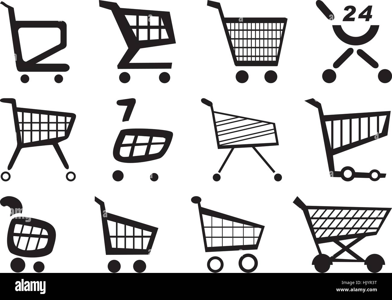 Pushing the business on Stock Vector Images - Alamy