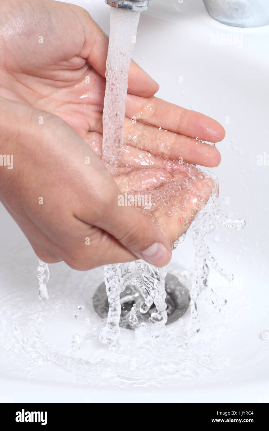 woman, hand, hands, wash, under, washing, water, woman, humans, human ...