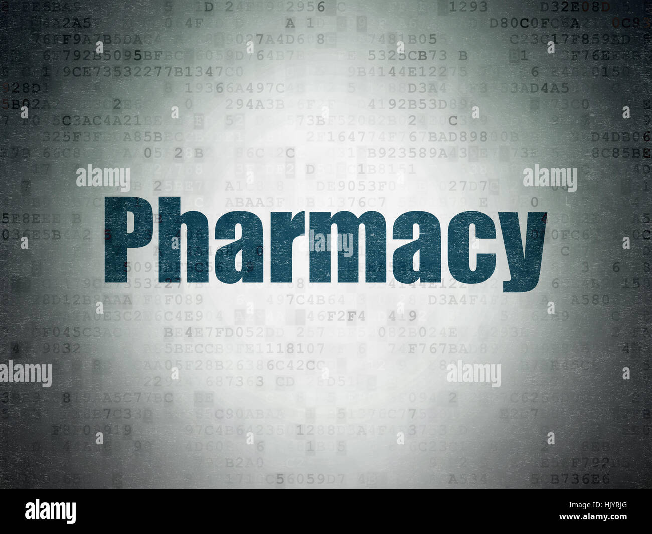Health concept: Pharmacy on Digital Data Paper background Stock Photo ...