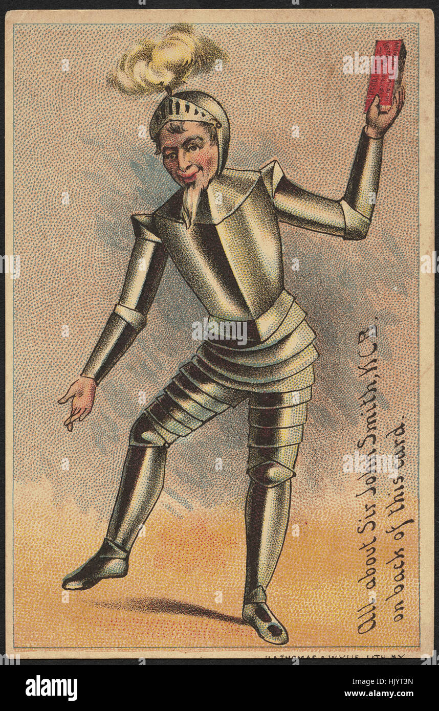 All about Sir John Smith, KCB. On back of this card. (front Stock Photo ...