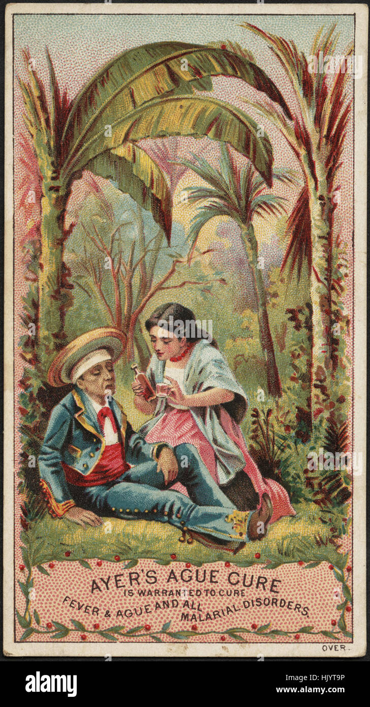 Ayer's Ague Cure is warranted to cure fever & ague and all malarial ...