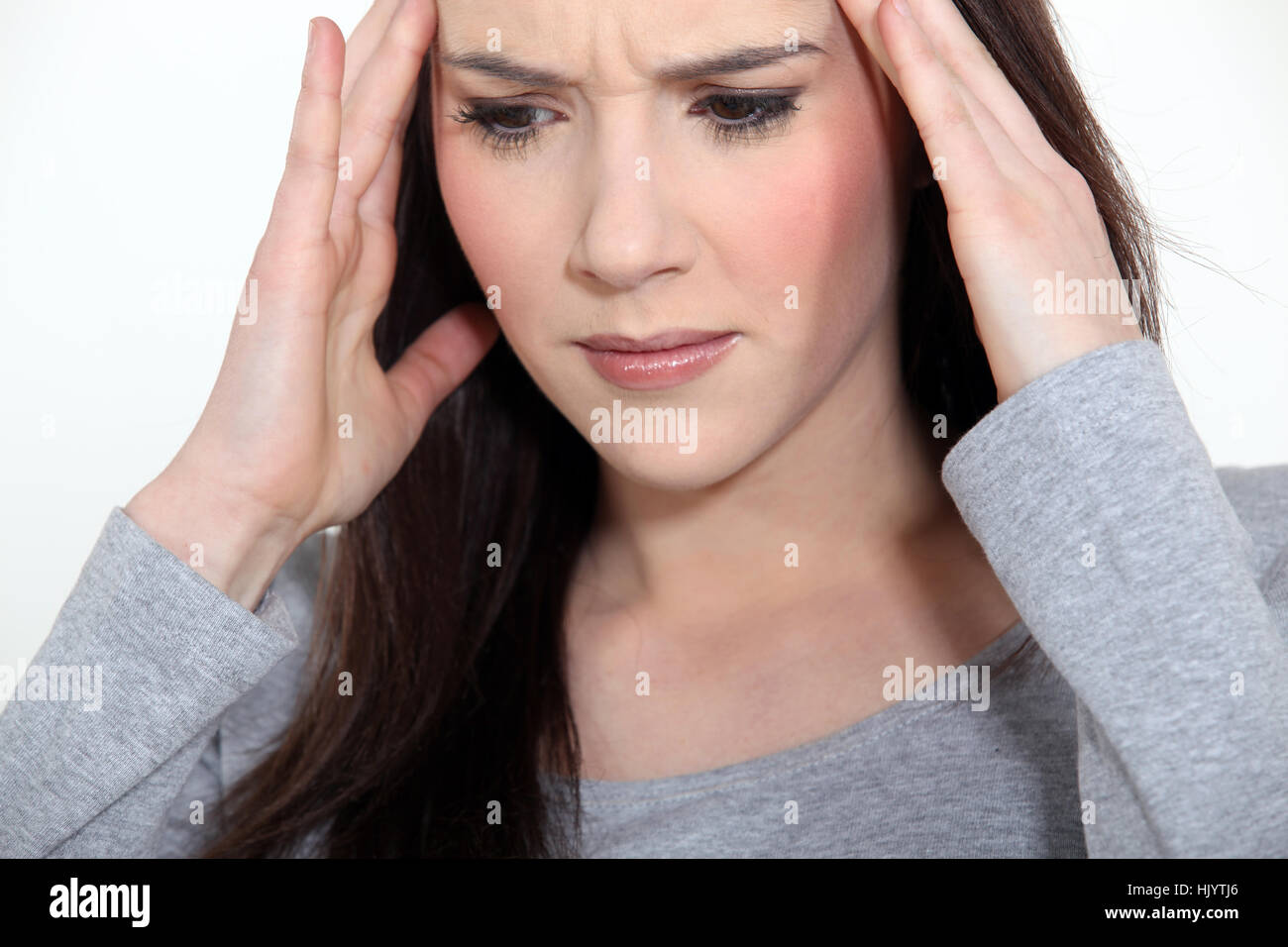 tired, shirt, condition, brow, aspirin, wrinkle, head, gesture, hand ...