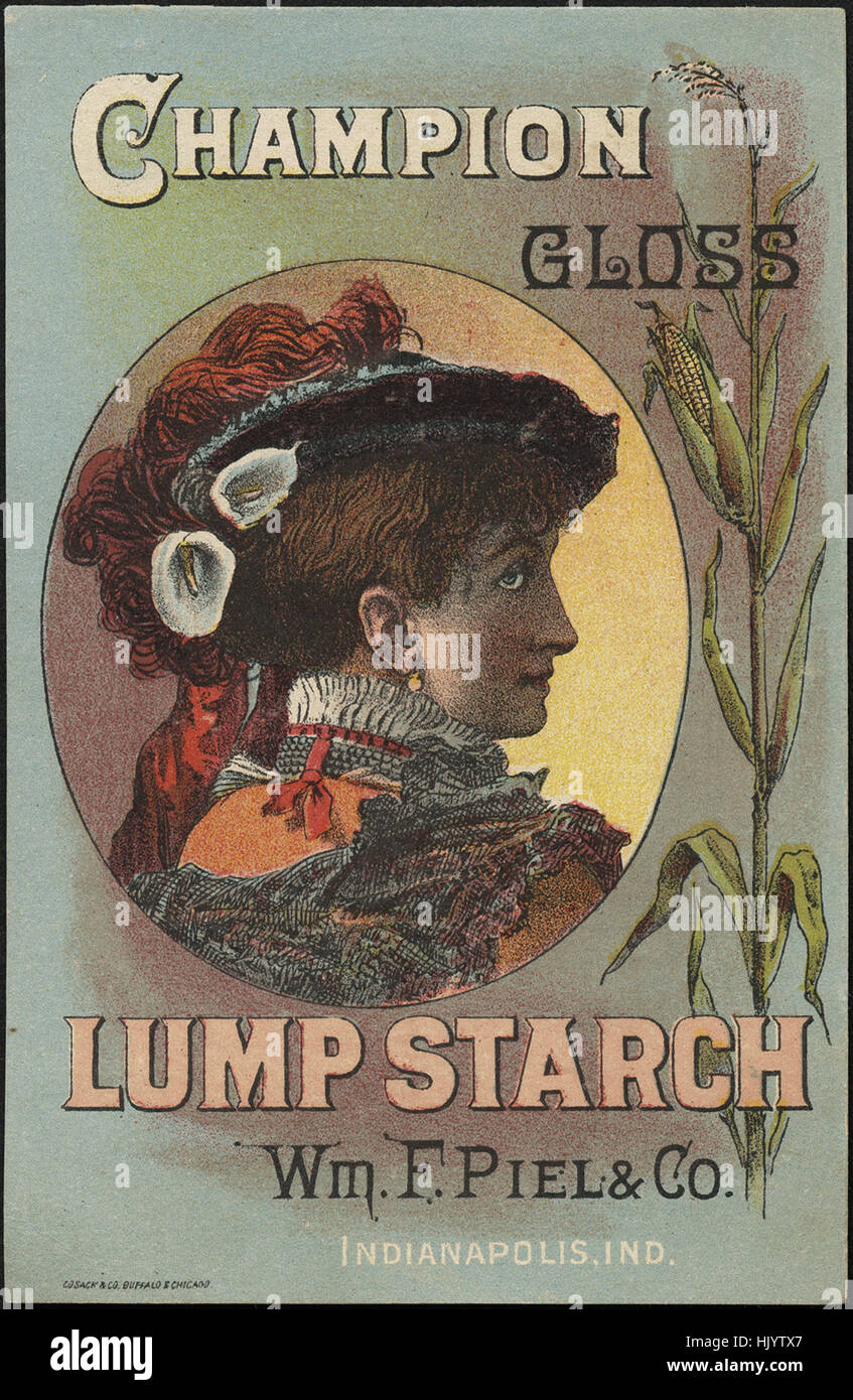 Champion Gloss Lump Starch Stock Photo - Alamy