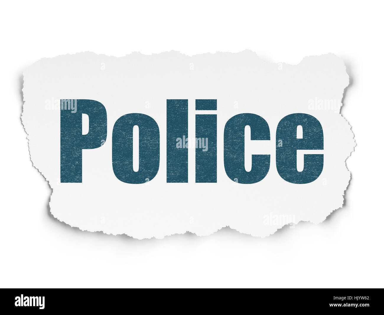 Law concept: Police on Torn Paper background Stock Photo - Alamy