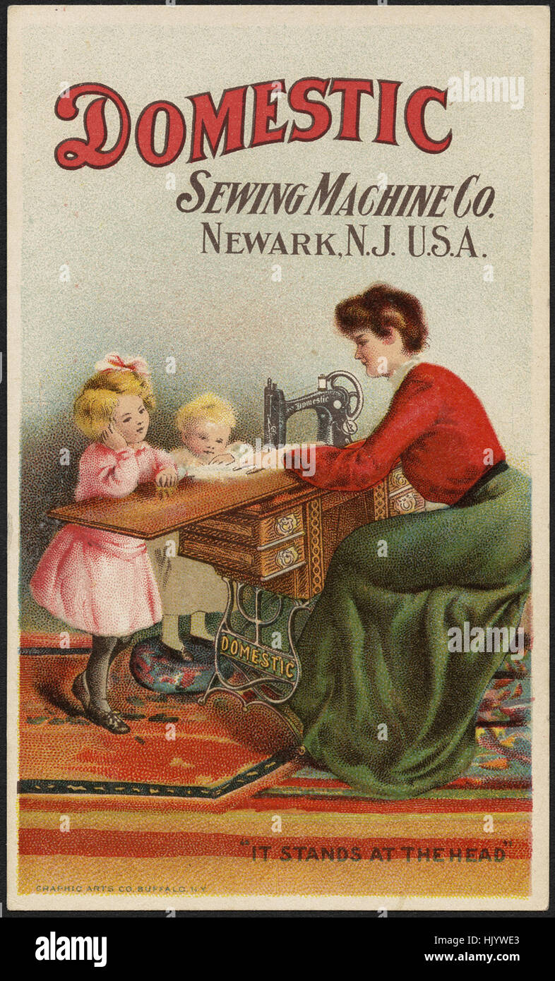 Domestic sewing machine co hi-res stock photography and images - Alamy