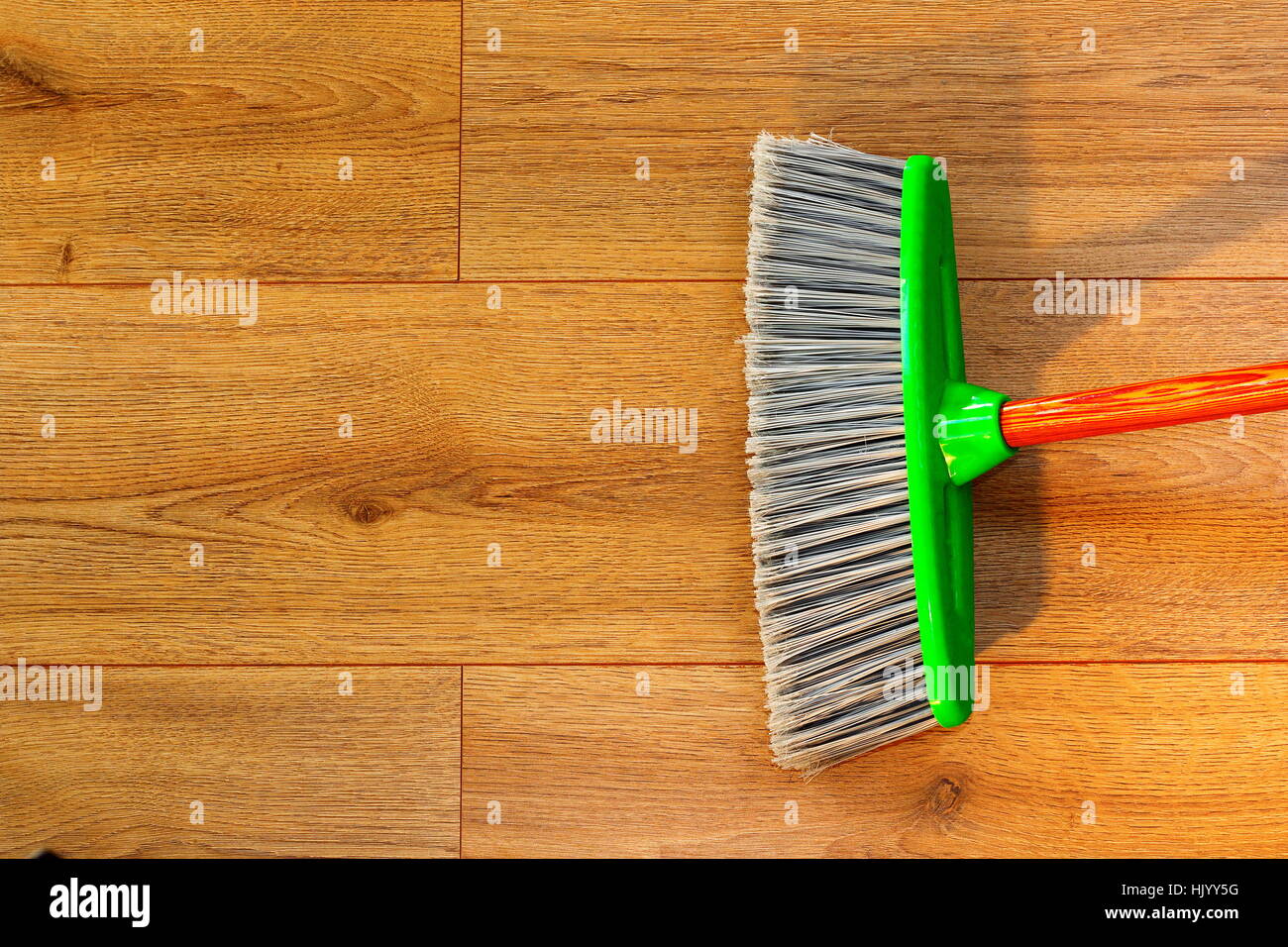 Broom sweeping floor hi-res stock photography and images - Alamy