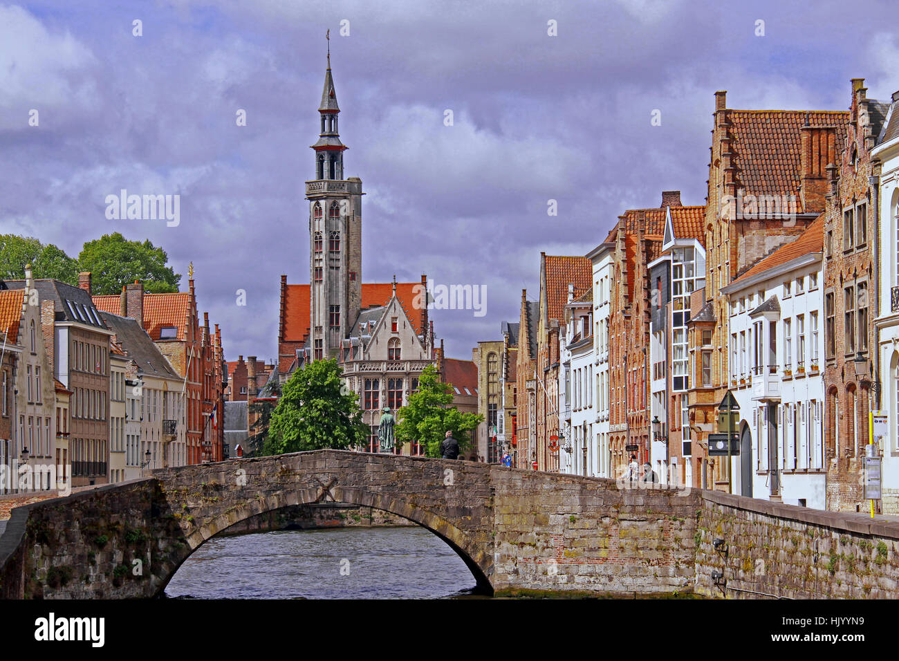 old town, flanders, bruges, tower, historical, bridge, old town ...