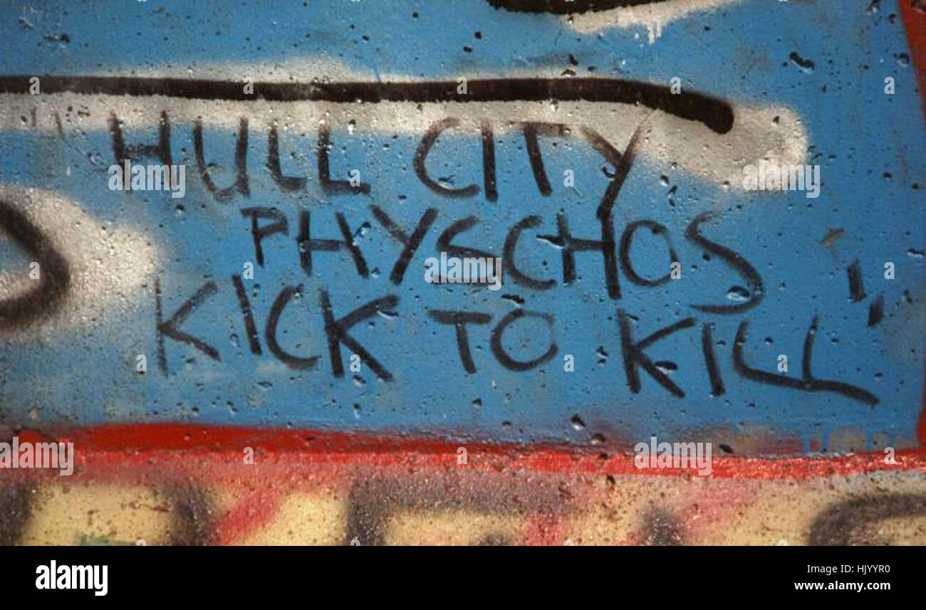 Hooligans graffiti hi-res stock photography and images - Alamy
