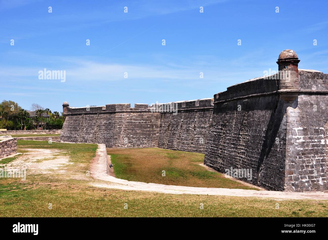 blockhouse, city, town, monument, green, usa, location shot, brig, jail ...