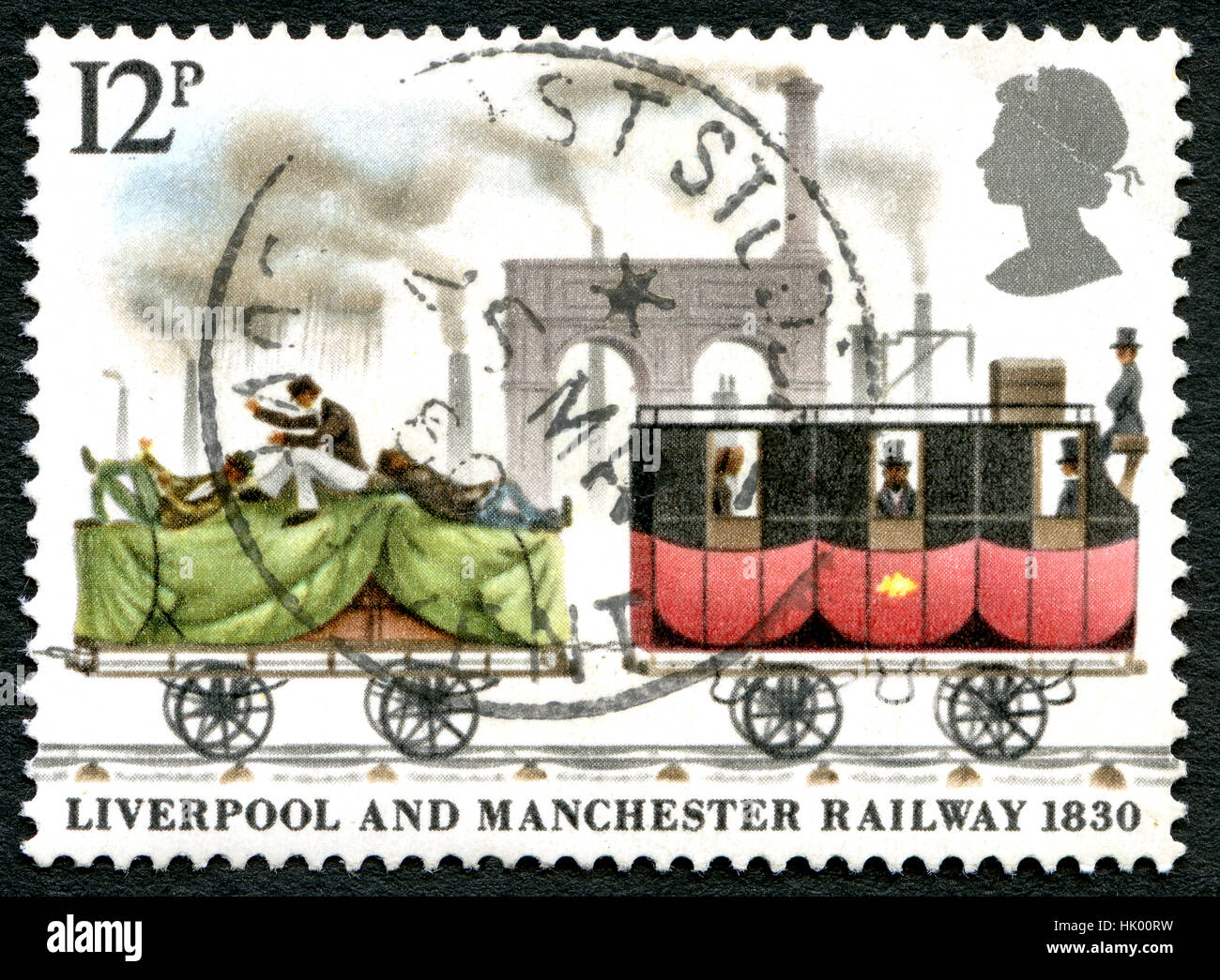 GREAT BRITAIN - CIRCA 1980: A used postage stamp from the UK ...