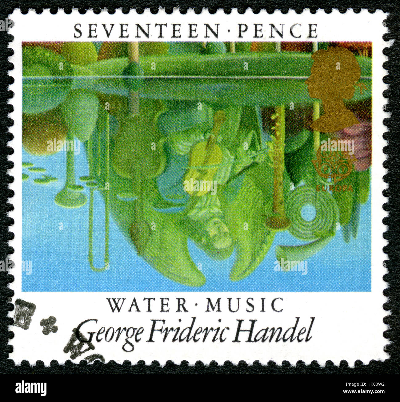 GREAT BRITAIN - CIRCA 1986: A used postage stamp from the UK ...
