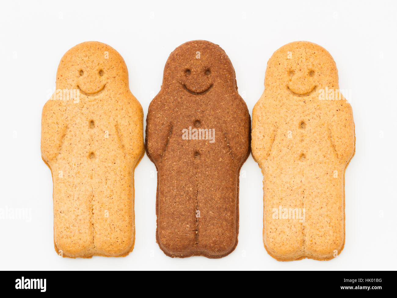 Gingerbread men holding hands hi-res stock photography and images - Alamy