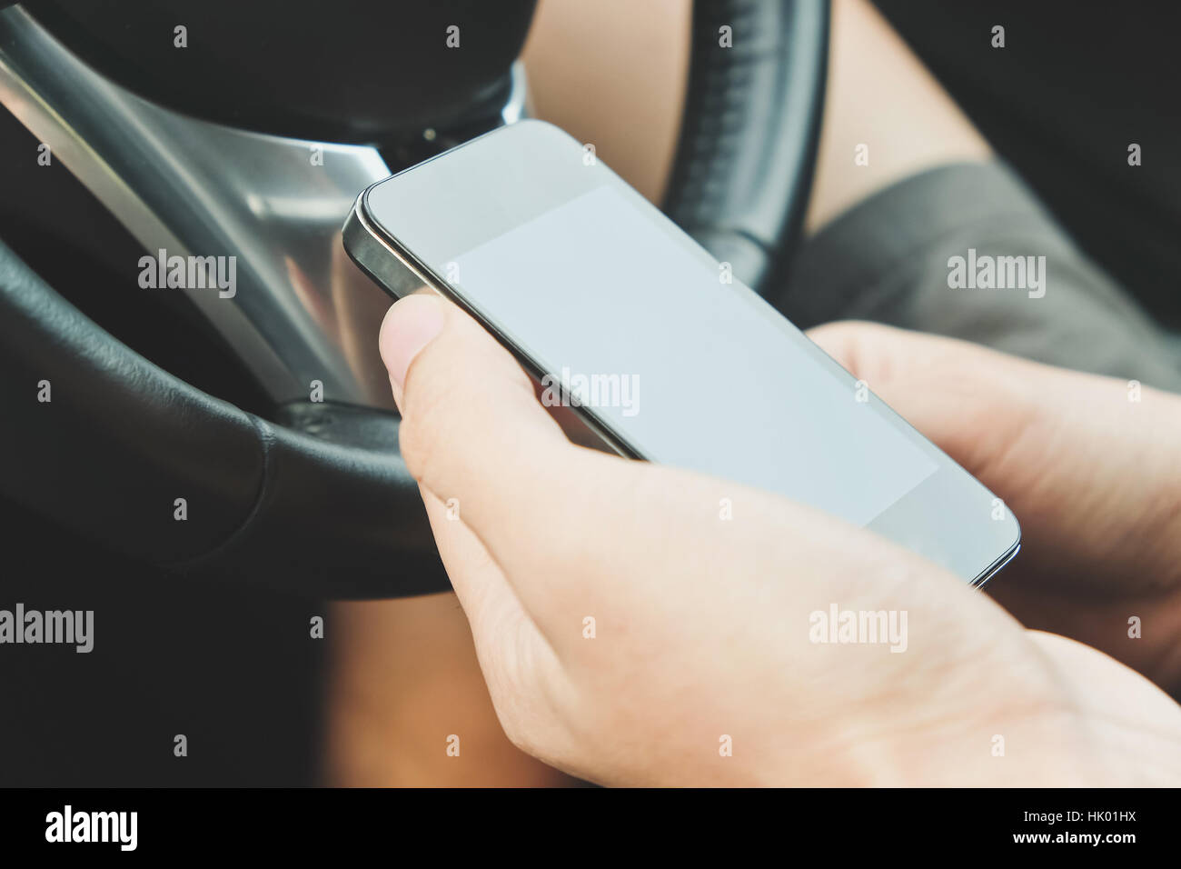 phone call in the car Stock Photo - Alamy