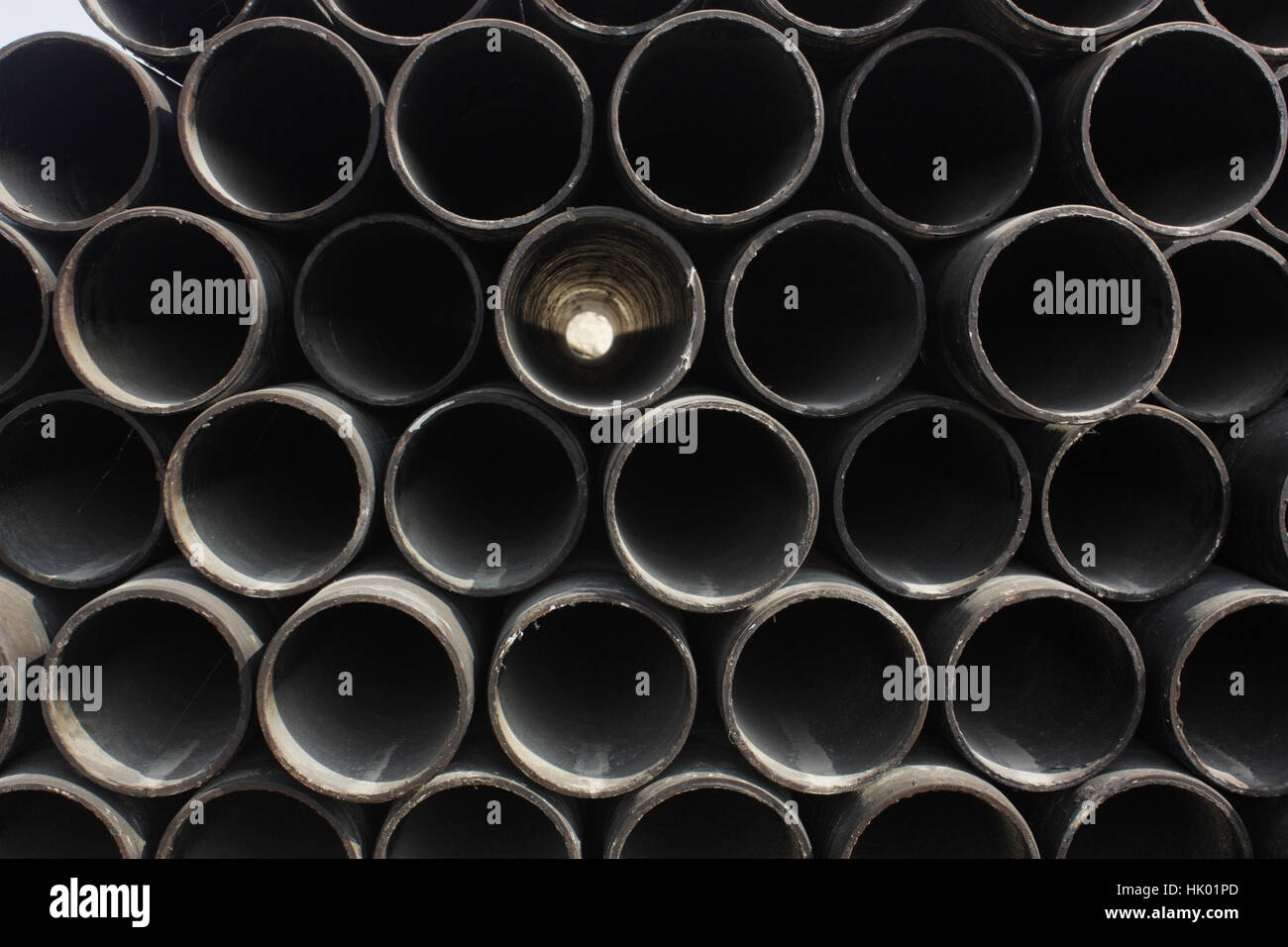 Pipe on consturction site Stock Photo - Alamy