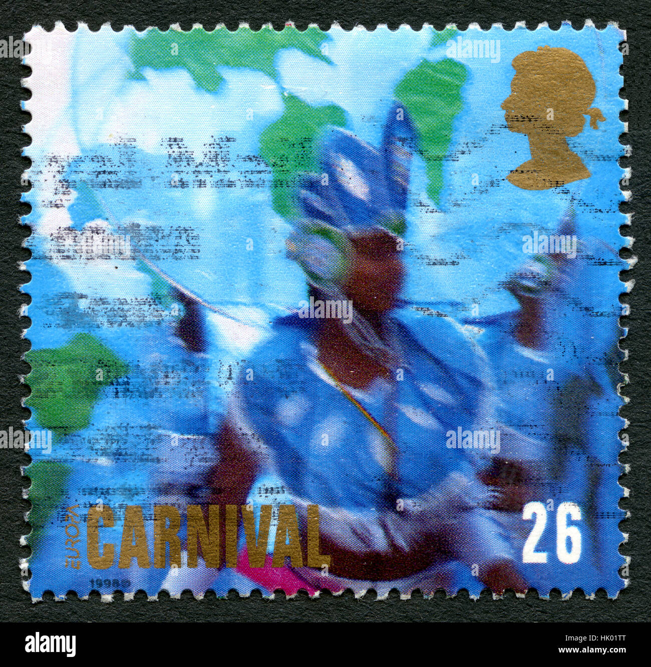 GREAT BRITAIN - CIRCA 1998: A used postage stamp from the UK ...