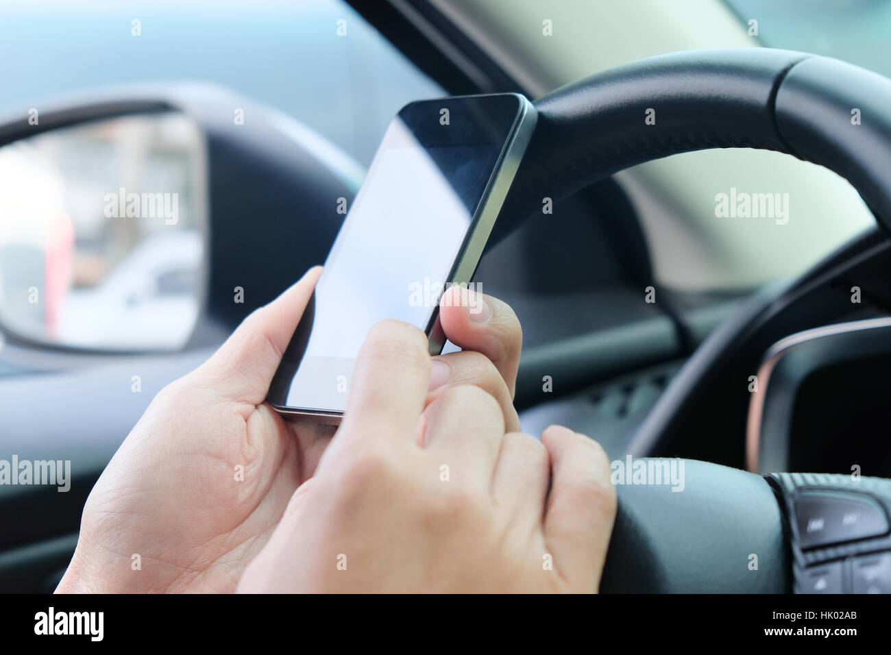 phone call in the car Stock Photo - Alamy