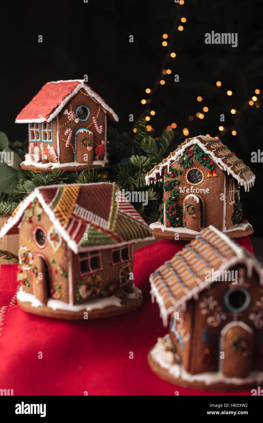 Village of gingerbread houses hi-res stock photography and images - Alamy