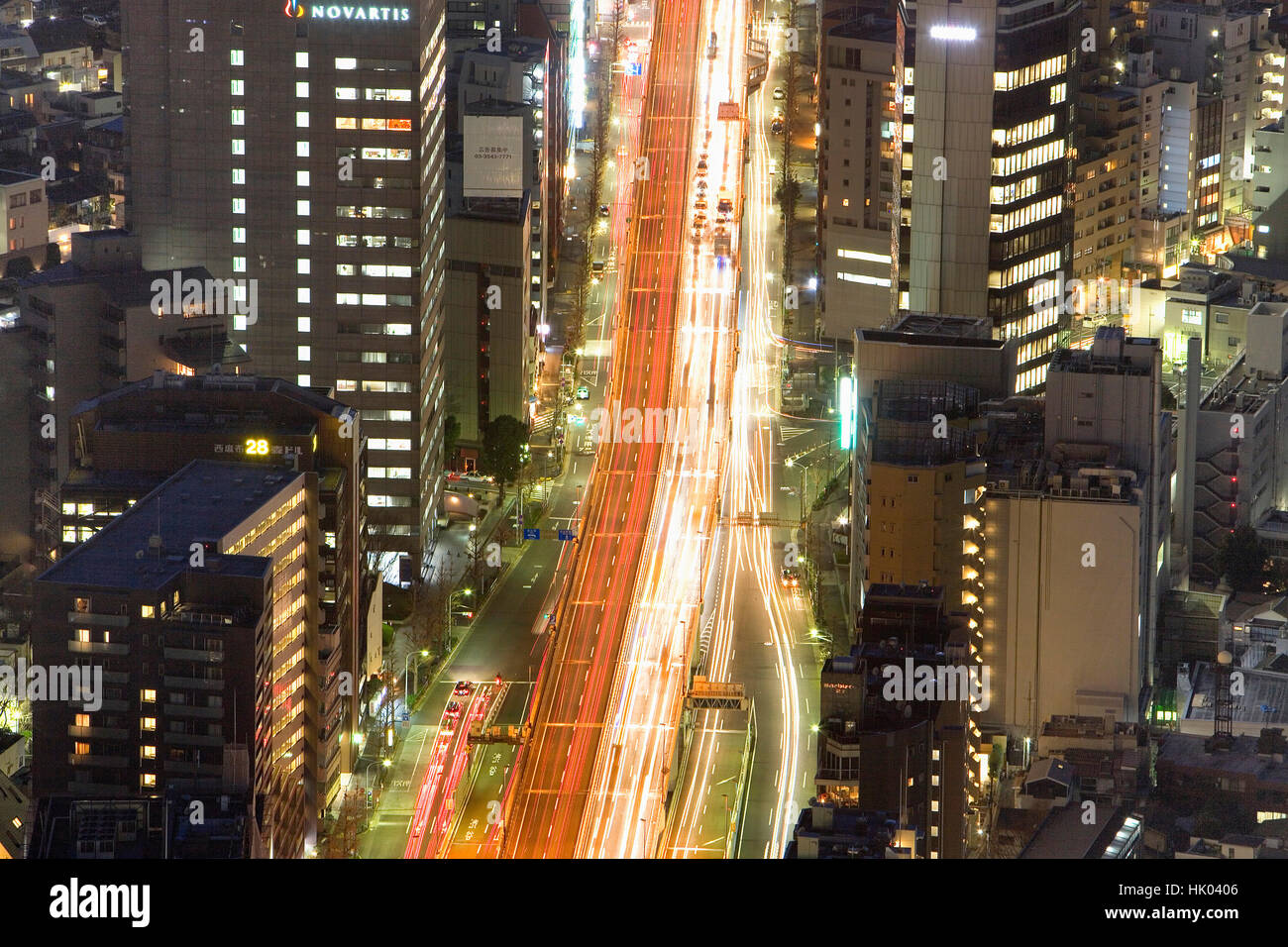 panorama, townscape, overpopulation,overview, landscape,Roppongi Dori ...