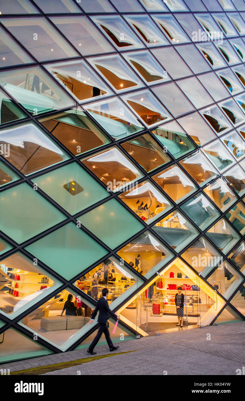 Prada Store, Architect Herzog & De Meuron.Aoyama.Tokyo.Japan Stock ...