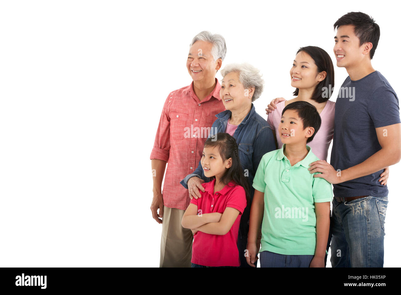 Woman three generations studio shot hi-res stock photography and images ...