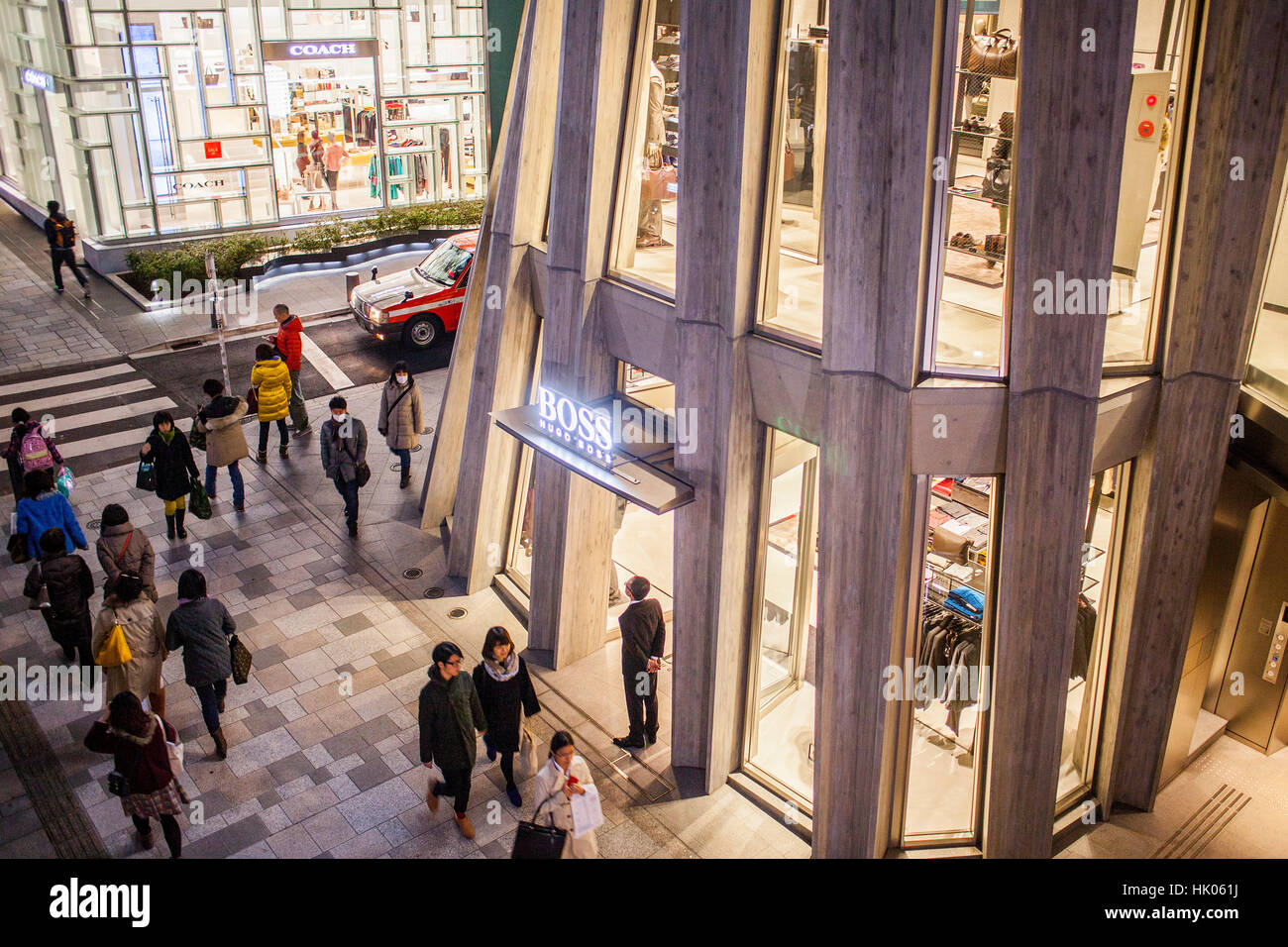Keyaki buildind by the architect Norihiko Dan, Omotesando street. Tokyo ...