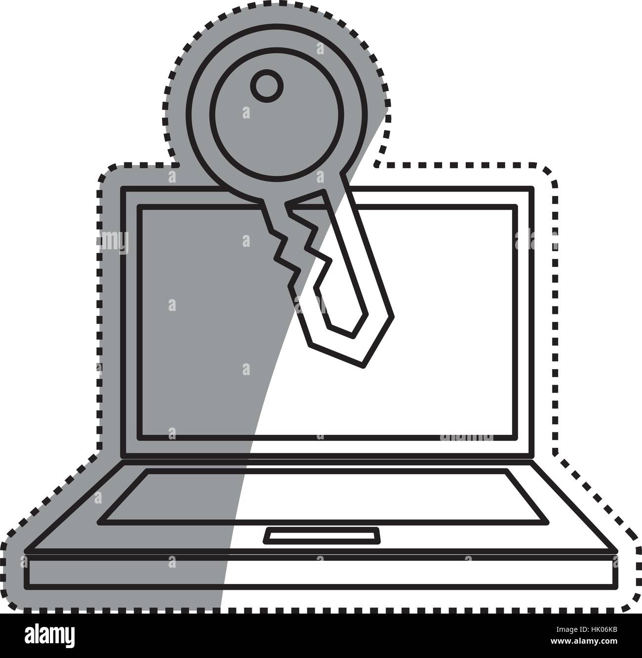 Cloud computing security system icon vector illustration graphic design ...