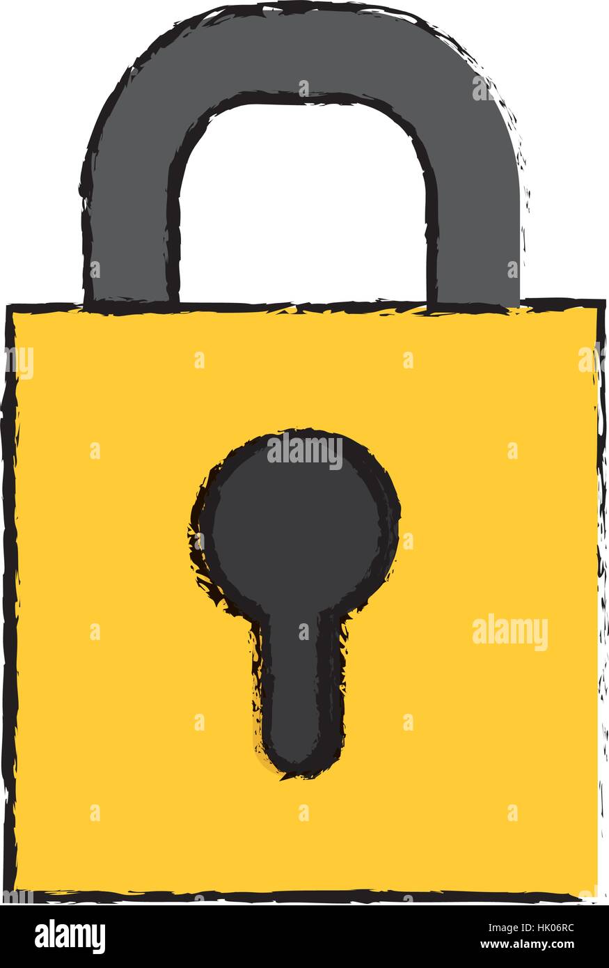 Padlock security symbol icon vector illustration graphic design Stock ...