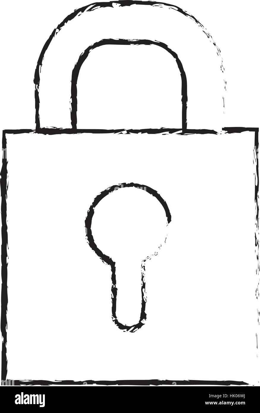 Padlock security symbol icon vector illustration graphic design Stock ...
