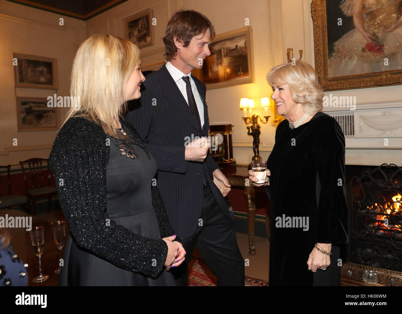 The Duchess of Cornwall with Equestrians Gemma Tattersall and William ...