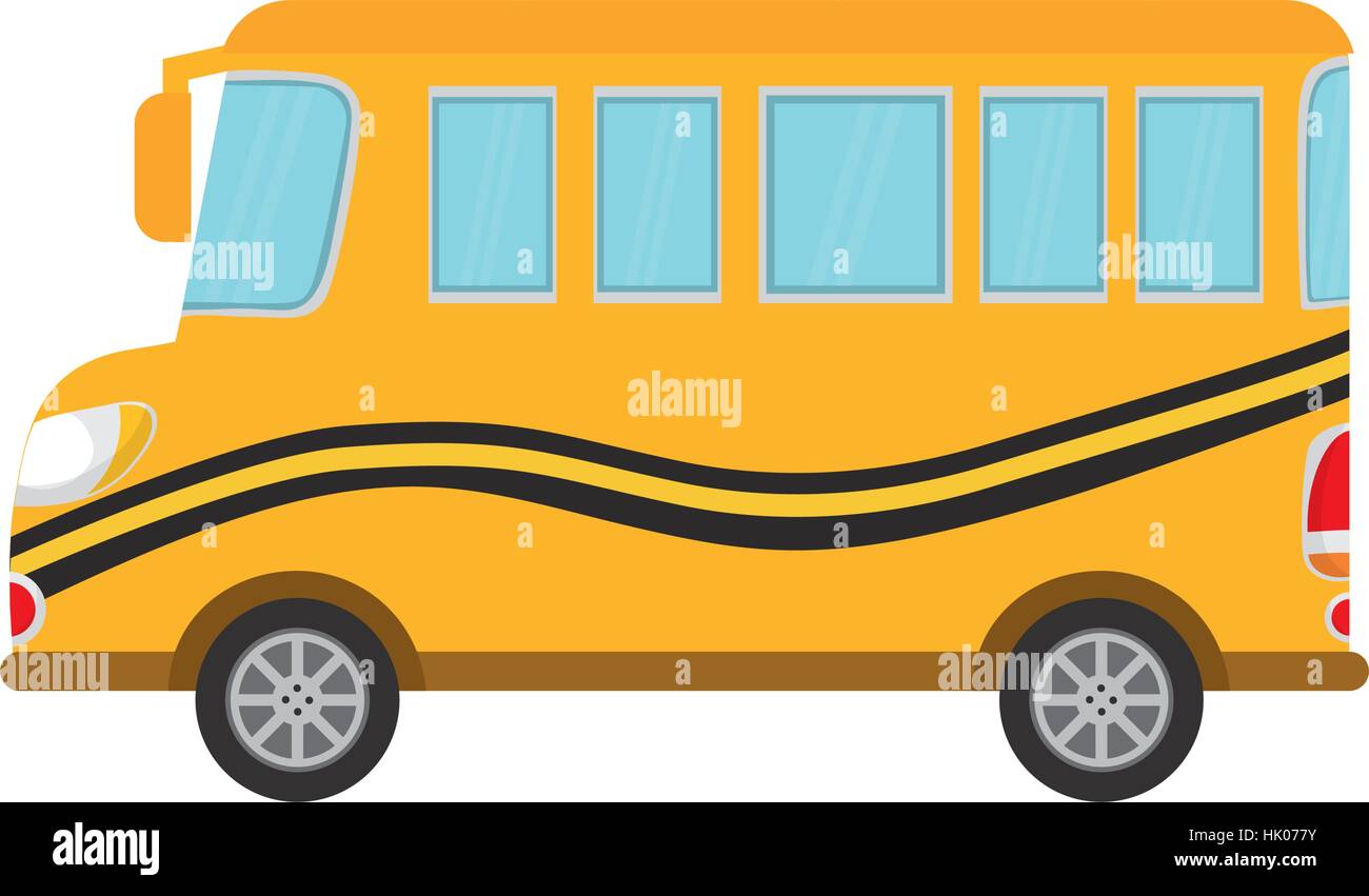 School bus vehicle icon vector illustration graphic design Stock Vector ...