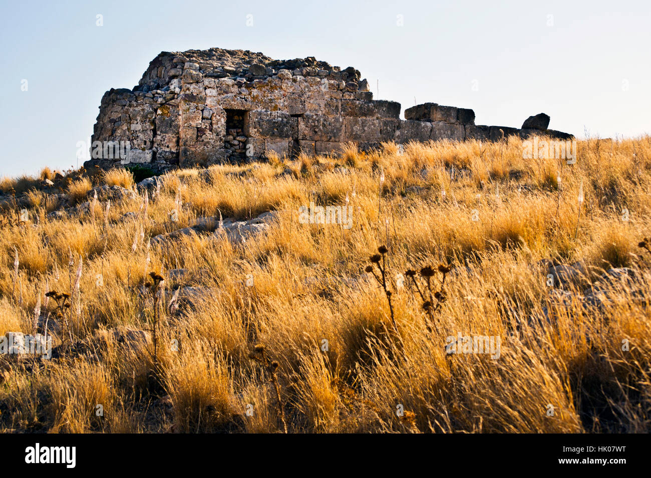 europe, greece, peloponnese, mani, cape, tenaro, agios asomatos, chapel ...
