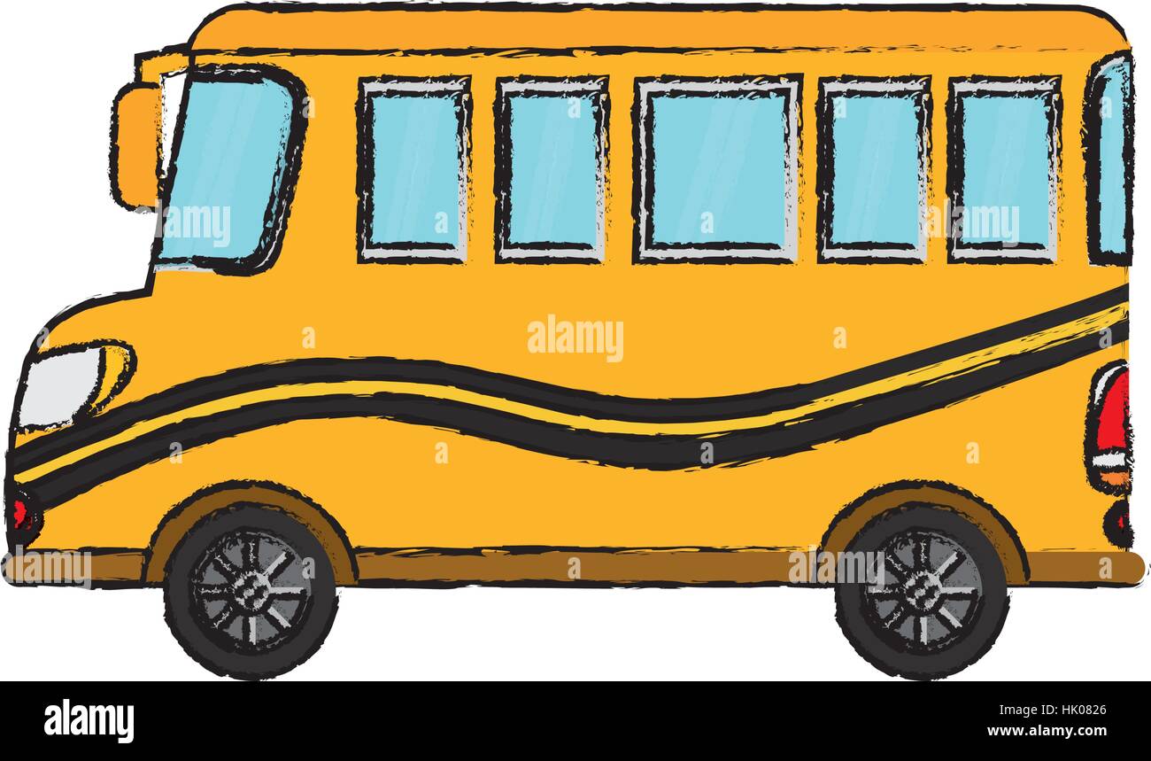 School bus vehicle icon vector illustration graphic design Stock Vector ...