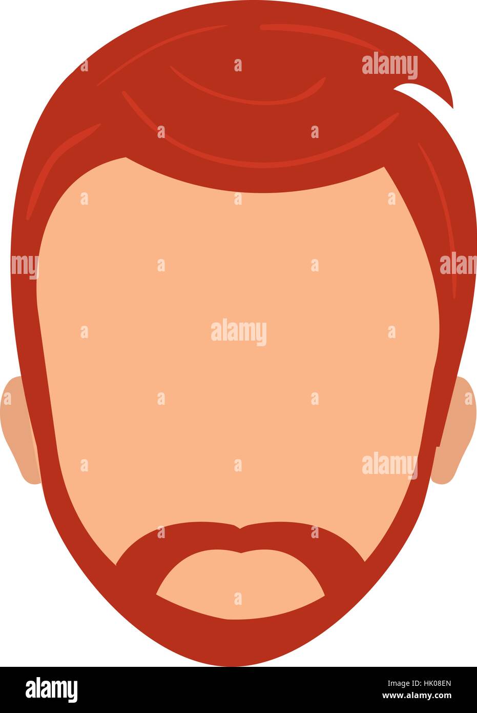 Man faceless head icon vector illustration graphic design Stock Vector ...