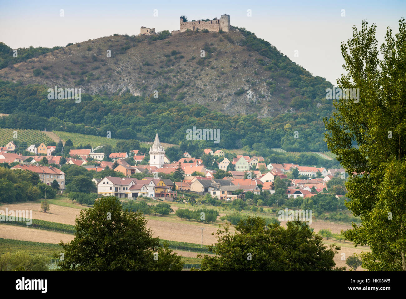 Castle Devin, Pavlov, Moravia, Czech Republic, Europe Stock Photo - Alamy
