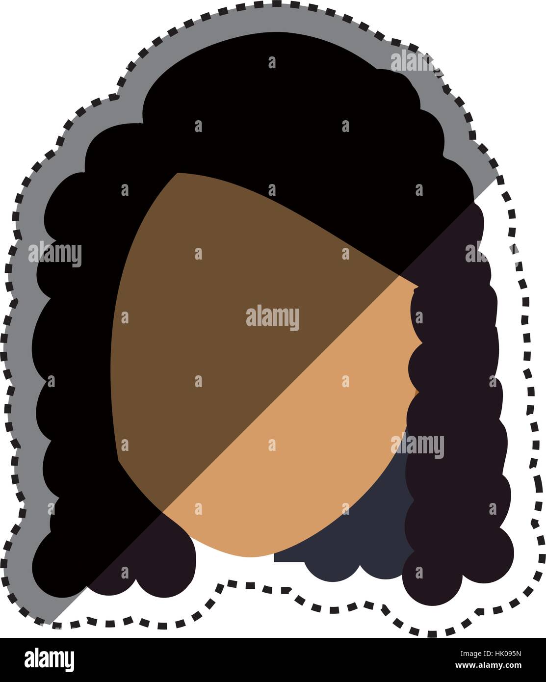 Woman faceless head icon vector illustration graphic design Stock ...