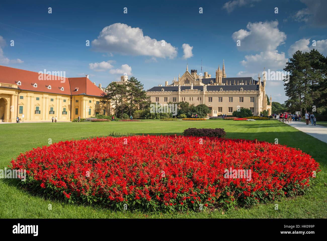 Lednice Castle, Czech Republic, Europe Stock Photo - Alamy