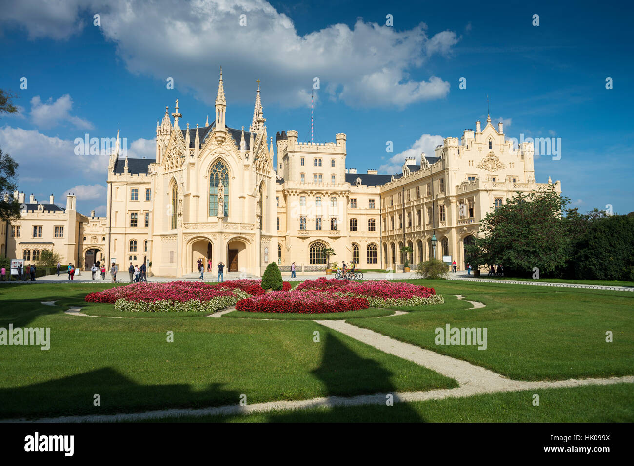 Lednice Castle, Czech Republic, Europe Stock Photo - Alamy