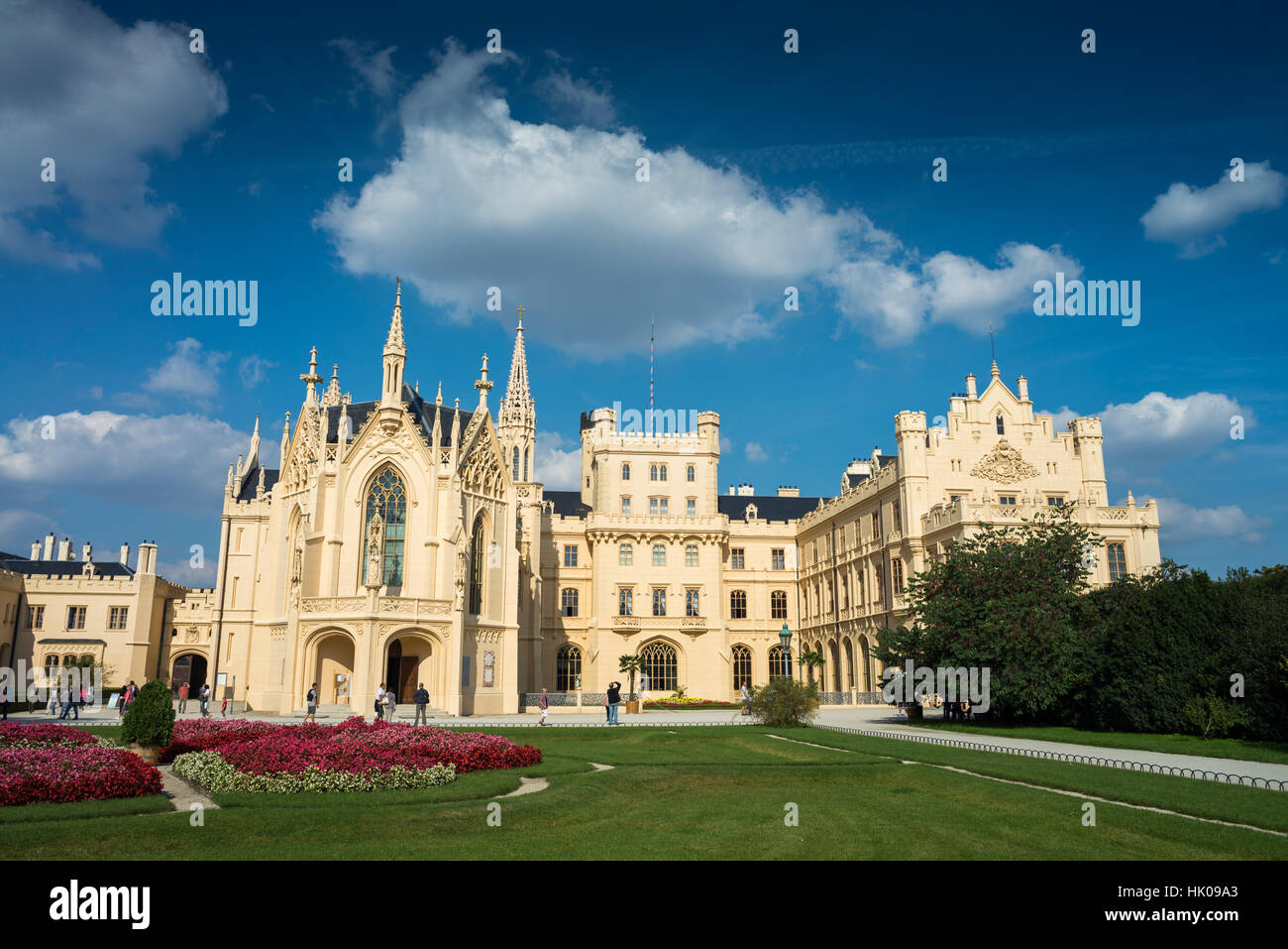 Lednice Castle, Czech Republic, Europe Stock Photo - Alamy