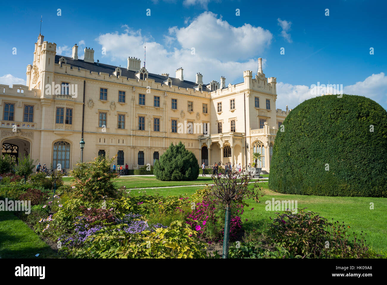 Lednice Castle, Czech Republic, Europe Stock Photo - Alamy