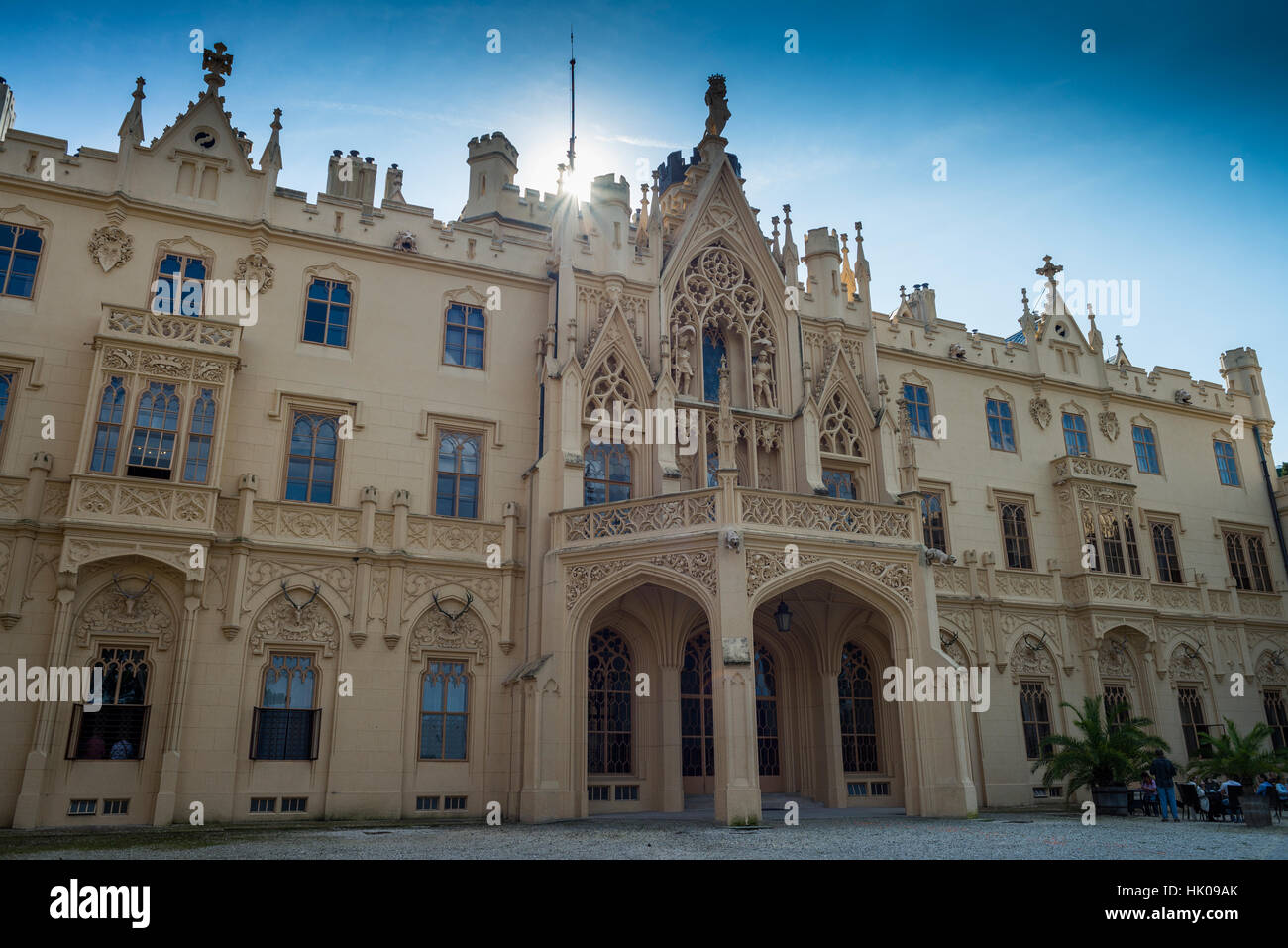 Lednice Castle, Czech Republic, Europe Stock Photo - Alamy