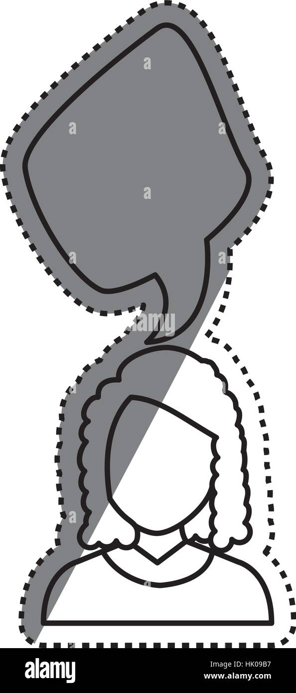 Woman faceless head icon vector illustration graphic design Stock ...