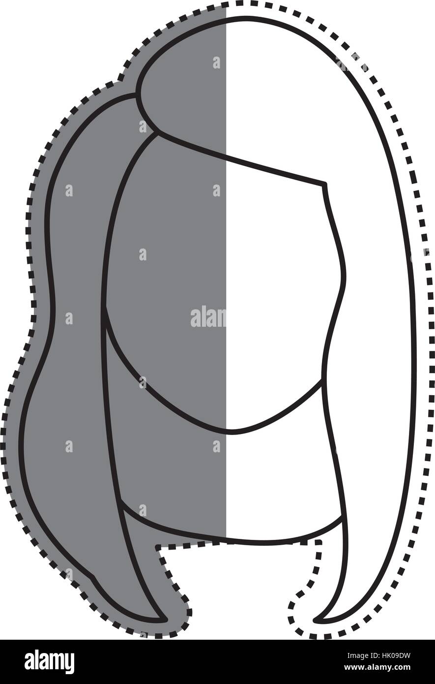 Woman faceless head icon vector illustration graphic design Stock ...