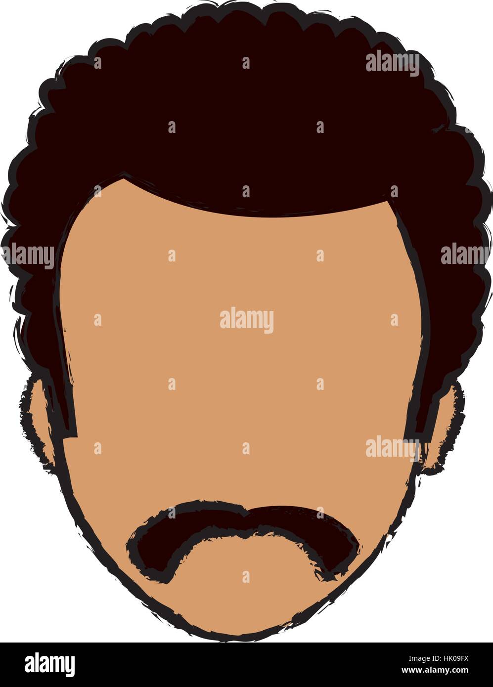 Man faceless head icon vector illustration graphic design Stock Vector ...