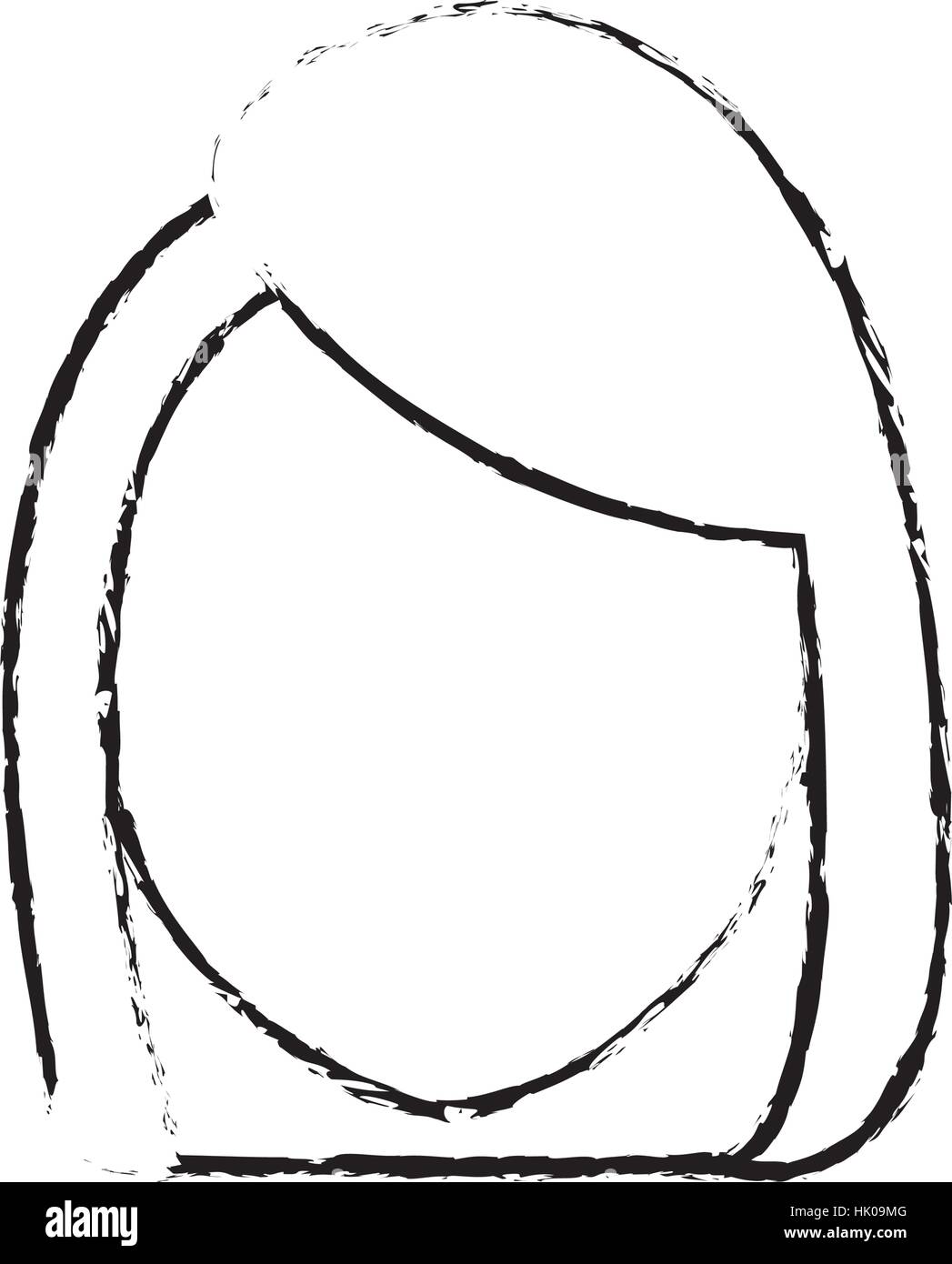 Woman faceless head icon vector illustration graphic design Stock ...