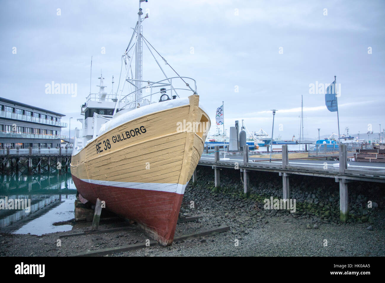Reykjavik Harbour capital of Iceland Stock Photo - Alamy