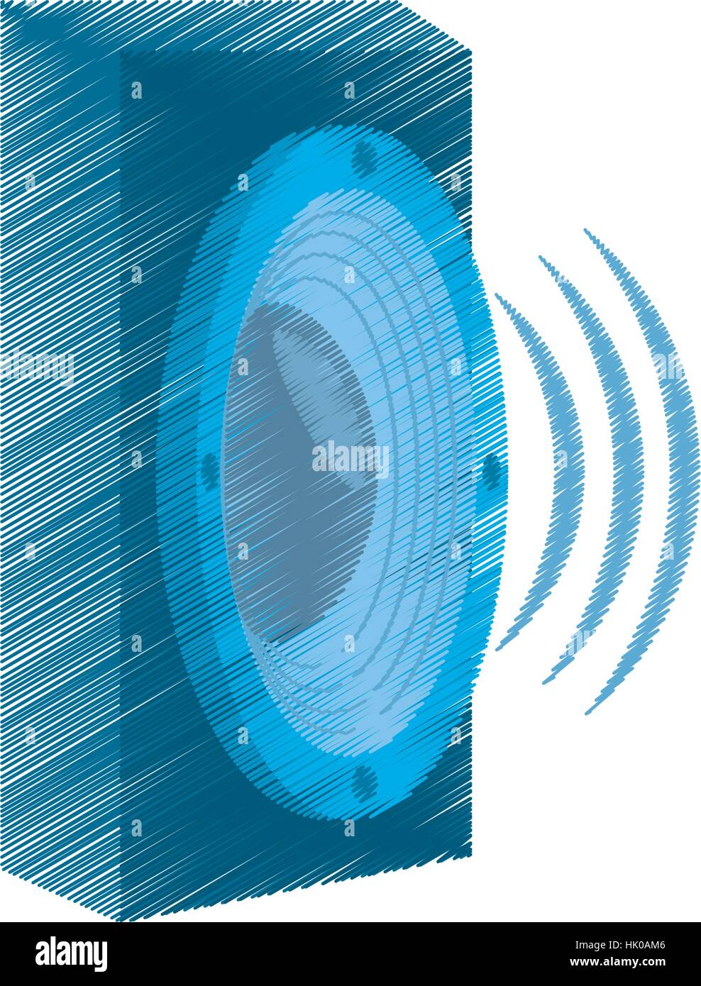 Audio Speakers Drawing