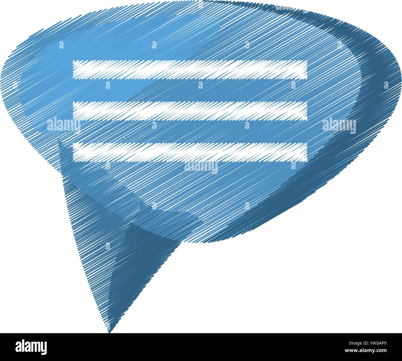 drawing bubble speech talk message communication vector illustration ...