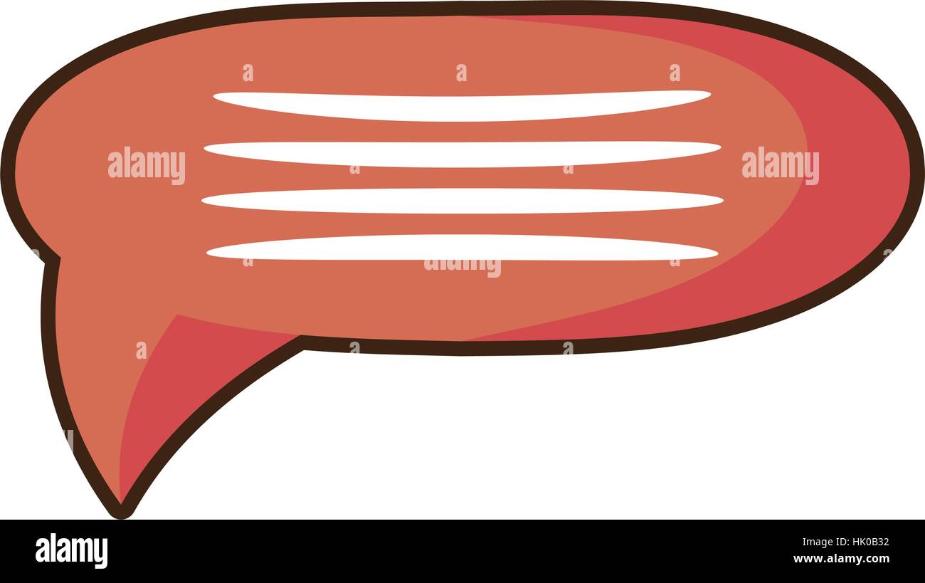 cartoon bubble speech talk message communication vector illustration ...