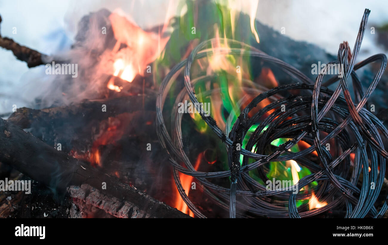 Fire woods firing high hi-res stock photography and images - Alamy